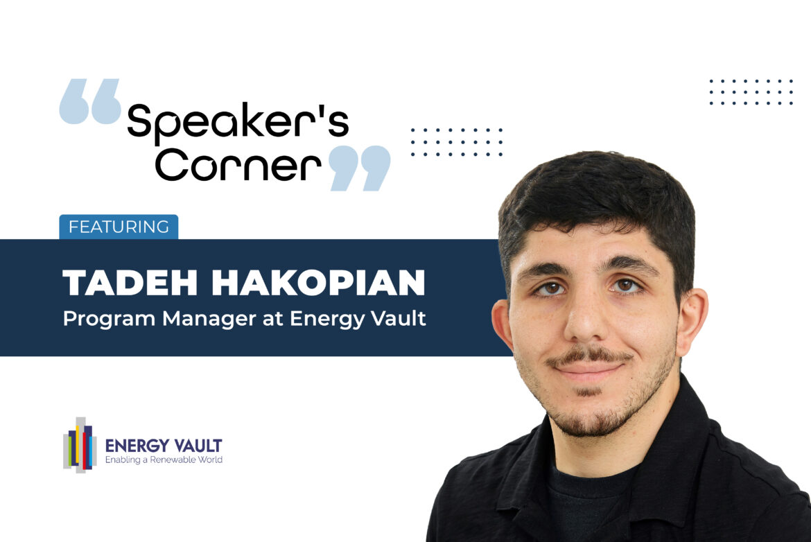Speaker’s Corner: Featuring Tadeh Hakopian, Program Manager at Energy ...